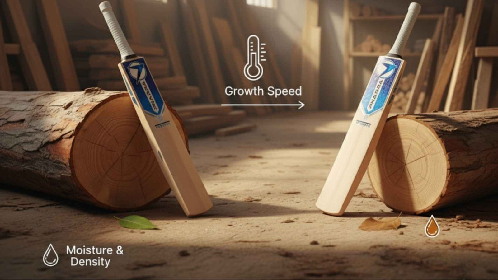 Understanding Cricket Bat Grains | Choose the Right Willow for Your Bat ...